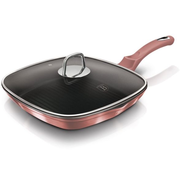 Berlinger haus GRILL TIGANJ SA POKLOPCEM 28CM I-ROSE COLLECTION