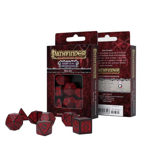 PATHFINDER WRATH OF THE RIGHTEOUS DICE SET