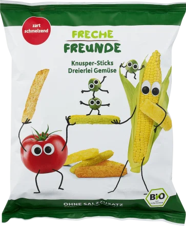 FRECHE FREUNDE
Organski flips od povrća, 30 g
Dodatak ishrani