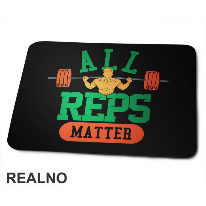 ALL REPS MATTER - TRENING - PODLOGA ZA MIŠ