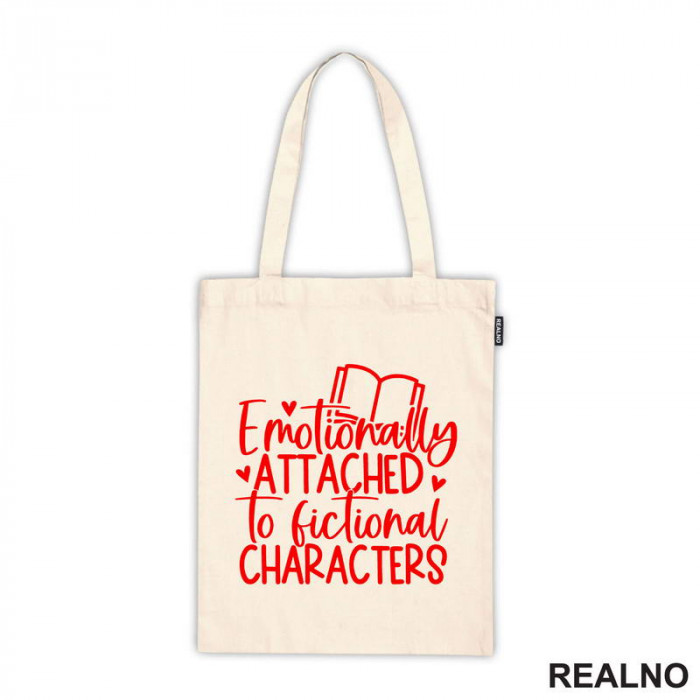 EMOTIONALL ATTACHED TO FICTIONAL CHARACTERS - RED - BOOKS - ČITANJE - KNJIGE - CEGER