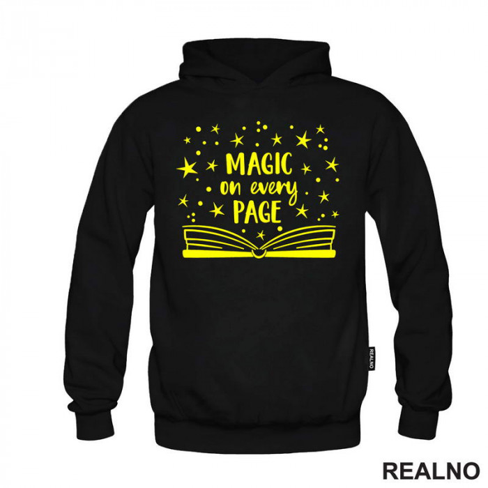 MAGIC OF EVERY PAGE - YELLOW - BOOKS - ČITANJE - KNJIGE - DUKS