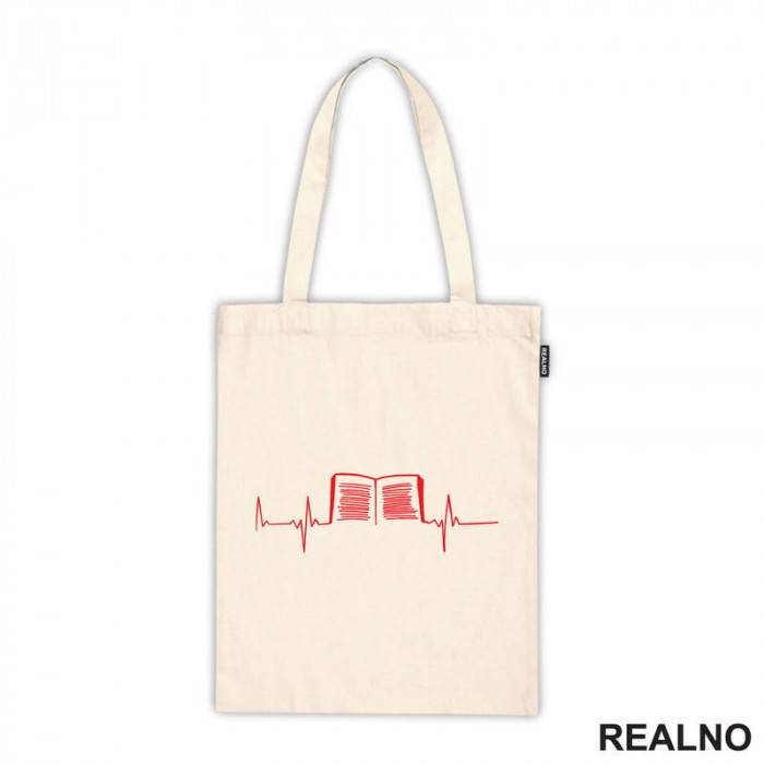 THE HEARTBEAT OF THE BOOK - RED - BOOKS - ČITANJE - KNJIGE - CEGER