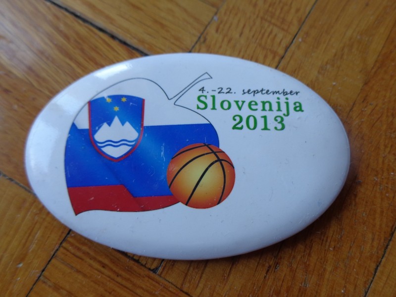 SLOVENIJA 2013 Eurobasket, magnet za frizider