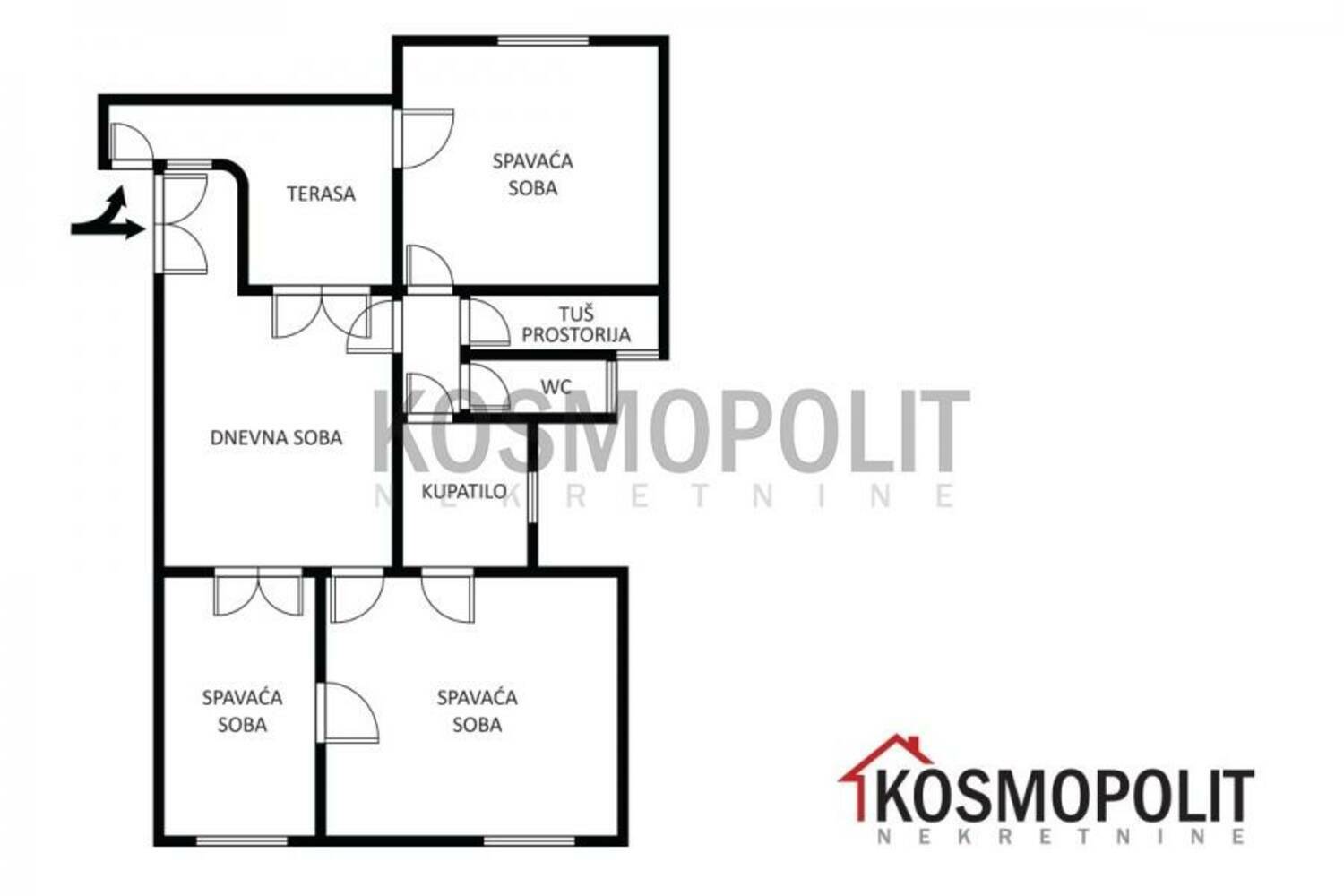 Voždovac, Ustanička, Ustanička, 2.5, 79m2, 184000 EUR