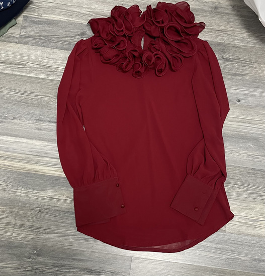 Elegantna bordo bluza