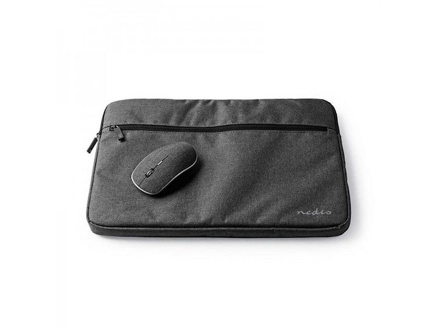 Nedis Notebook Sleeve 15 - 16` 1600 dpi Mouse 210D Polyester Black