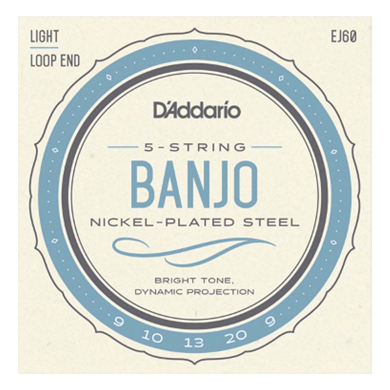 D'addario EJ 60 9-20 light žice za bendžo