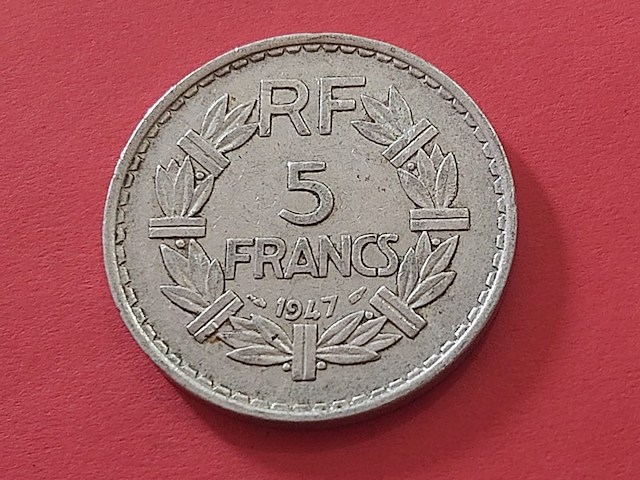 Francuska  - 5 francs 1947 god