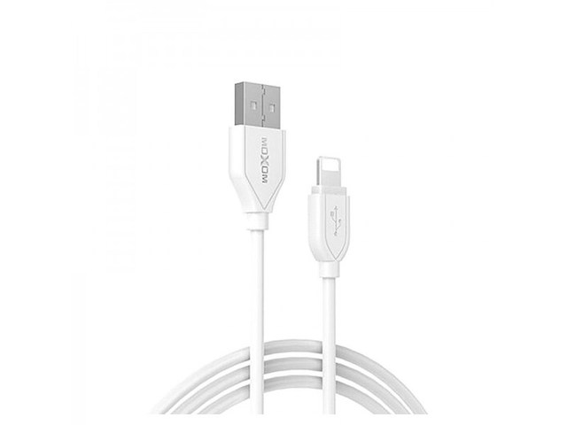 USB data kabal Moxom CC-06 za Iphone lightning 1.2m beli