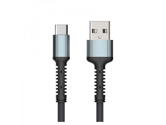 USB data kabal LDNIO LS64 Type C 2m sivi