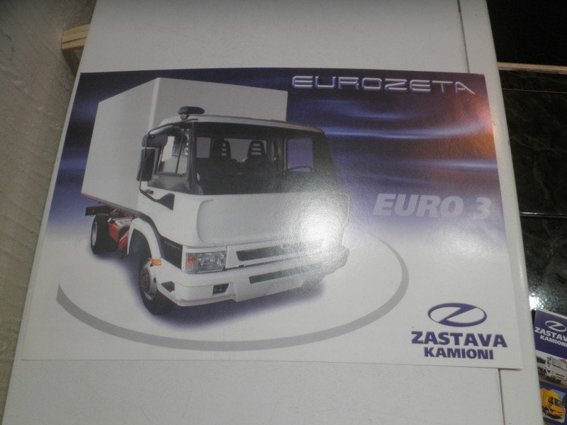 PLAKAT ZASTAVA KAMIONI EUROZETA EURO 3