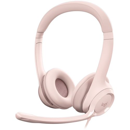 Logitech H390 ClearChat Comfort USB Headset Rose