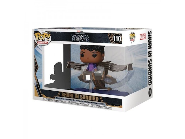 Funko POP Ride SUPDLX: BPWF - Shuri in Sunbird