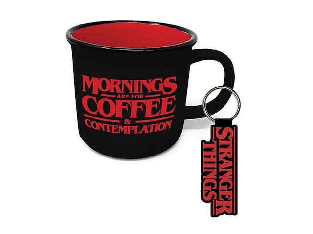 Stranger Things Campfire Mug and Keychain Set