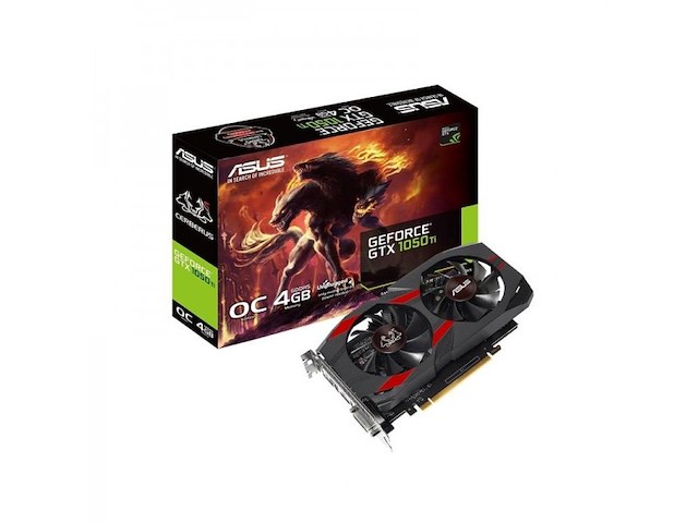 Asus nVidia GeForce GTX 1050Ti 4GB 128bit CERBERUS-GTX1050TI-O4G