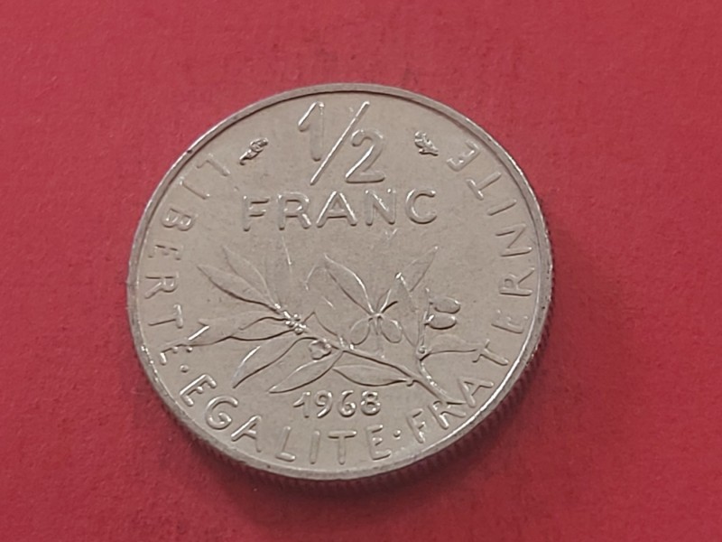 Francuska - 1/2 franc 1968 god
