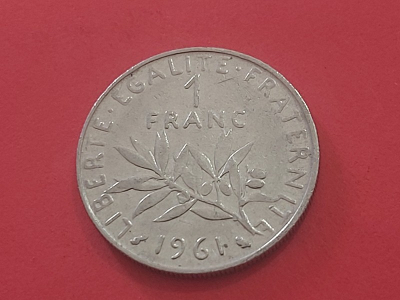 Francuska - 1 franc 1961 god