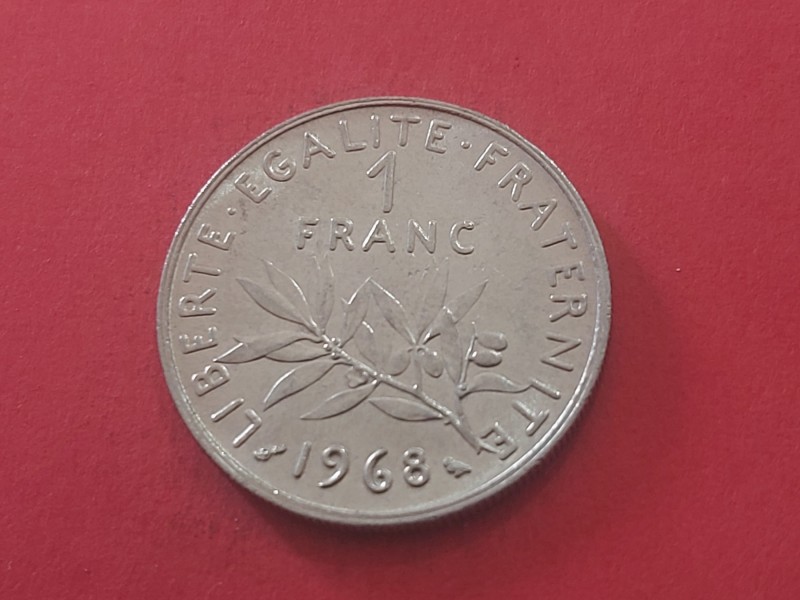 Francuska - 1 franc 1968 god