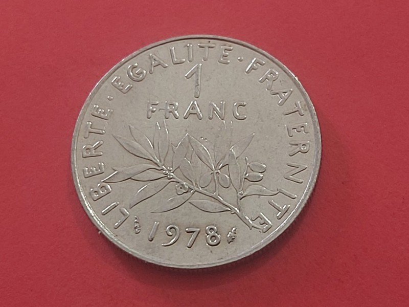 Francuska - 1 franc 1978 god