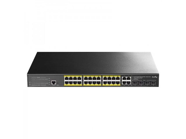 Cudy GS2028PS4 24-Port Gigabit PoE+ Switch with 2 Gigabit SFP Ports