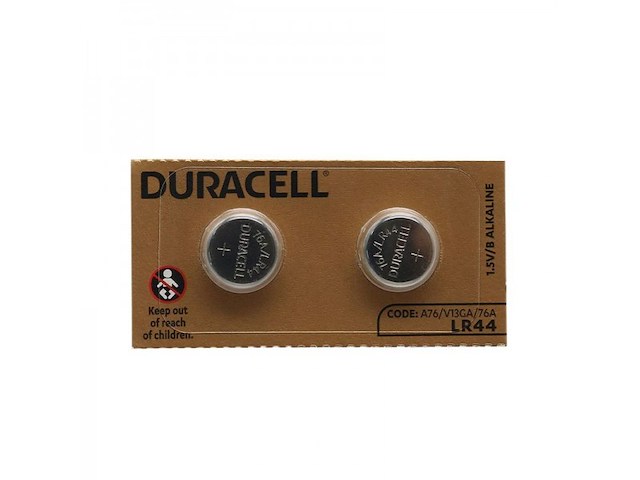 Baterija alkalna 1.5V LR44 2/1 Duracell