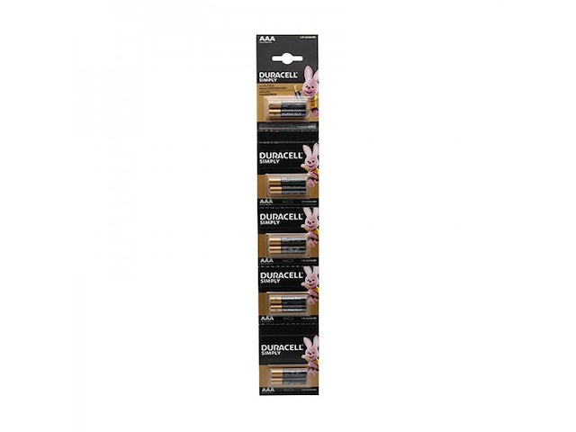 Baterija alkalna 1.5V AAA LR3 blister 10/1 Duracell