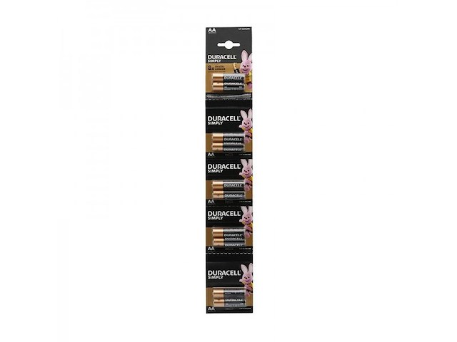 Baterija alkalna 1.5V AA LR6 10/1 Duracell