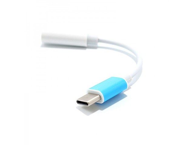 Adapter 3.5mm na Type C beli digital IC - DAC