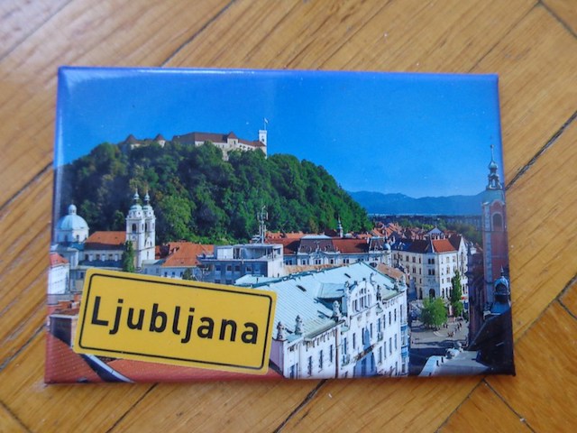 LJUBLJANA SLOVENIJA, magnet za frizider (2)