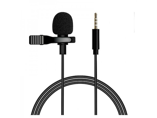 Mikrofon bubica 3.5mm crni