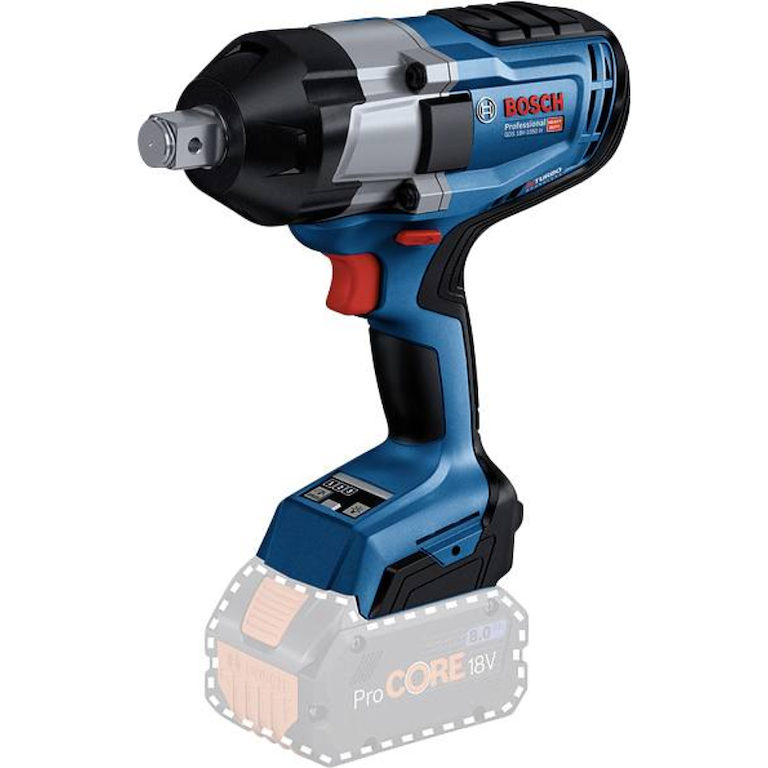 Bosch Akumulatorski udarni odvrtač, GDS 18V-1050 H, 18V 2 x 8,0 Ah ProCORE + L-BOXX, 06019J8502