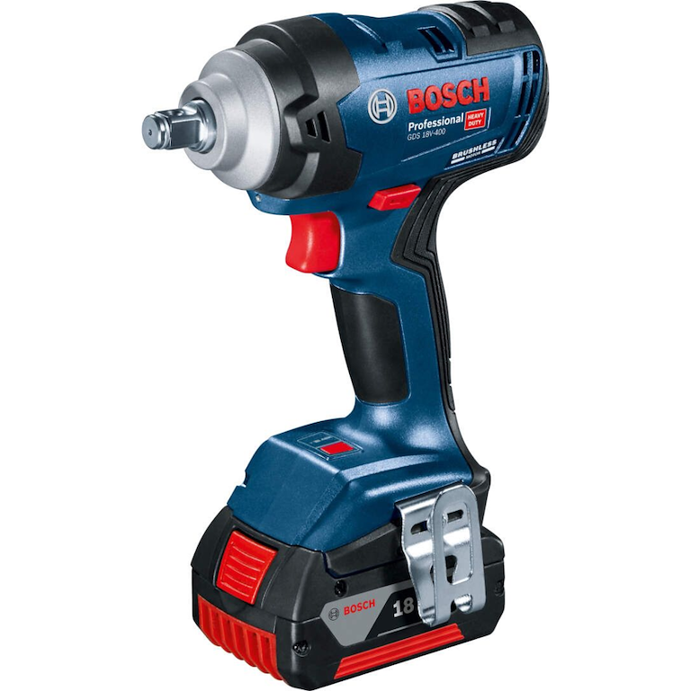 Bosch Akumulatorski udarni odvrtač, GDS 18V-400 18V 2×5,0Ah, 06019K0020