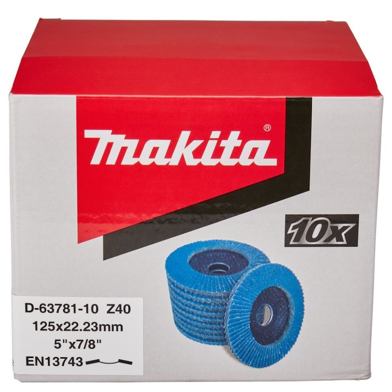 Makita Lamelarni brusni disk cirkon-aluminium Ø125mm Z40, D-63781