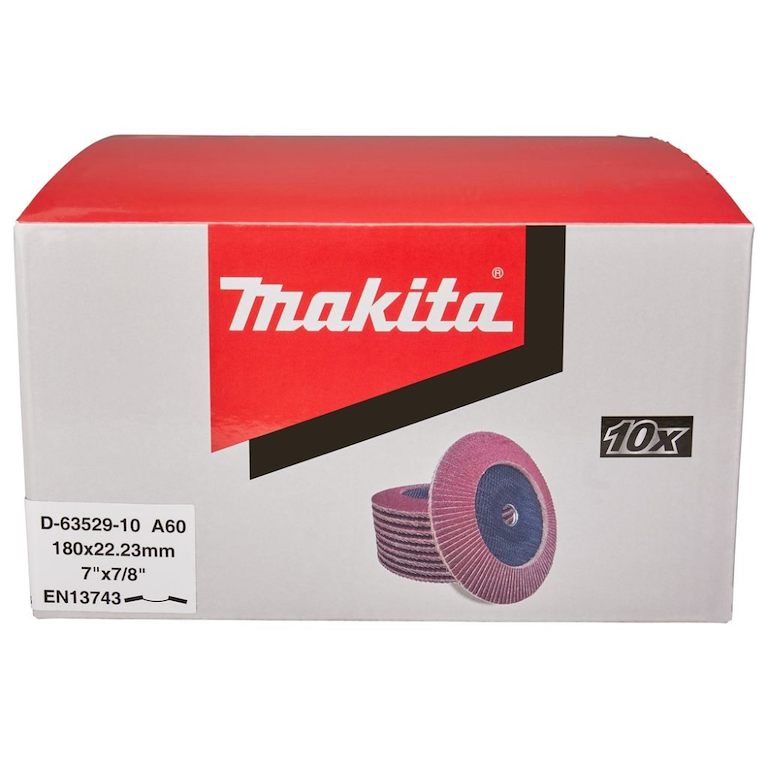 Makita Lamelarni brusni disk za čelik aluminium-oksid Ø180mm A60, D-63529