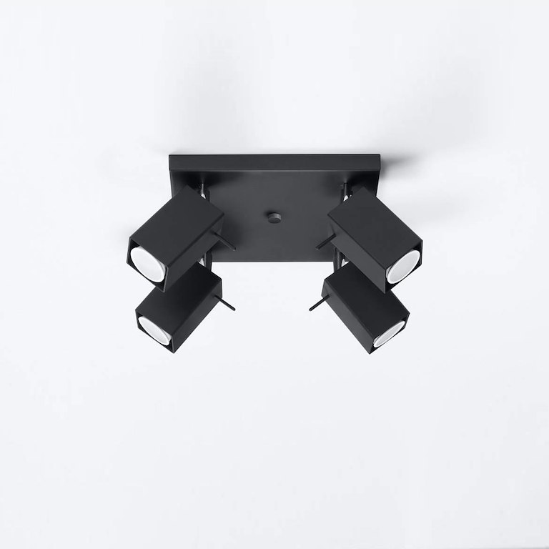 Merida 4 stropna lampa crna