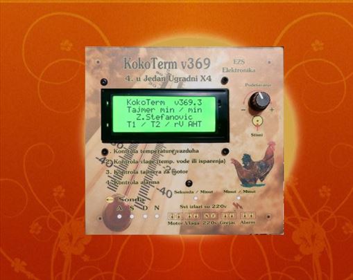 Termostat Vlagomer tajmer alarm v369 x4 4u1 za ink