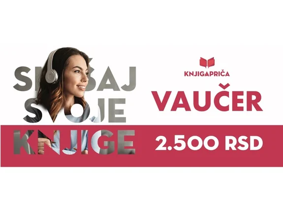 Knjigapriča Vaučer 2500 RSD za audio knjige