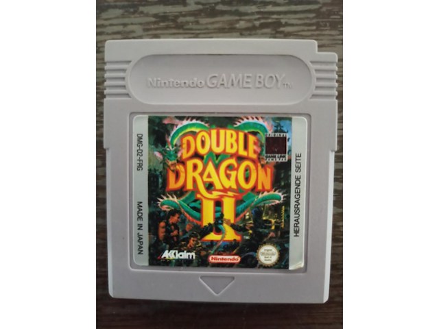 nintendo game boy igrica double dragon 2 ispr sa slike