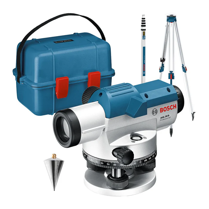 Bosch GOL 26 D optički uređaj za nivelisanje - nivelir + stativ Bosch BT 160 + merna letva GR 500 (0601068002)