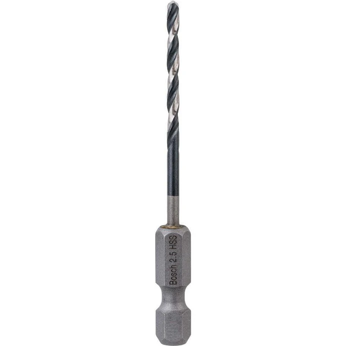 Bosch HSS spiralna burgija sa šestostranim prihvatom 2,5mm 2.5 x 30 x 69 mm pakovanje od 1 komada - 2608577047