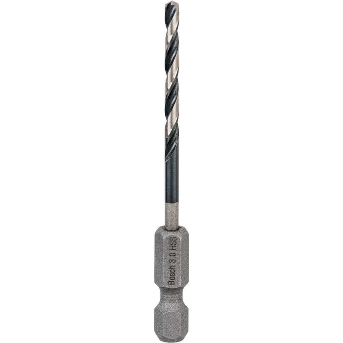 Bosch HSS spiralna burgija sa šestostranim prihvatom 3,0mm 3 x 33 x 72 mm pakovanje od 1 komada - 2608577048