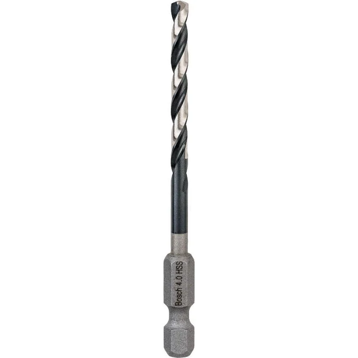 Bosch HSS spiralna burgija sa šestostranim prihvatom 4,0mm 4 x 43 x 83 mm pakovanje od 1 komada - 2608577052