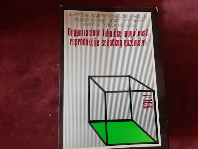 128 Organizaciono tehničke mogućnosti gazdinstva - Bogd