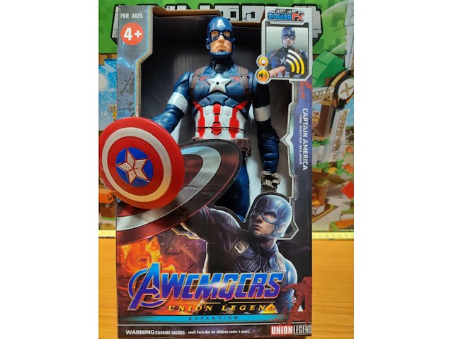 Kapetan Amerika velika figura sa štitom Marvel Avengers