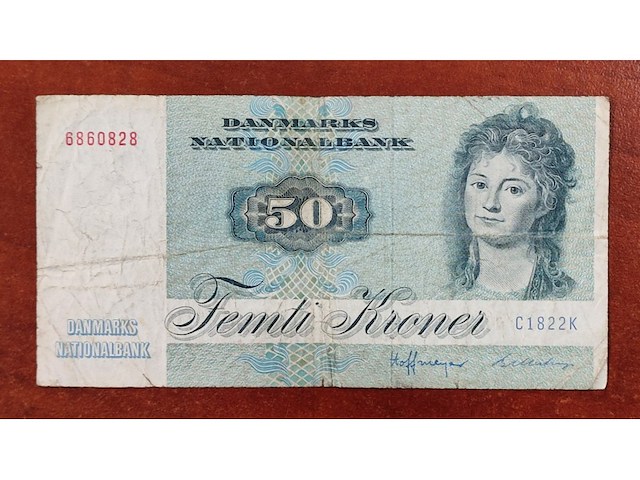 Danska 50 KRONER 1982