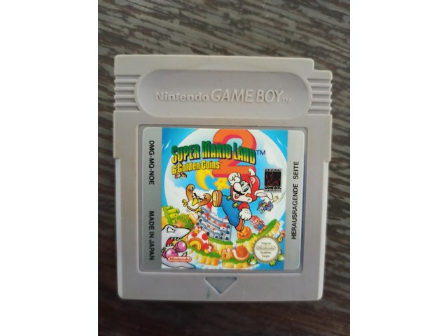 nintendo game boy igrica super mario land 2 is sa slike