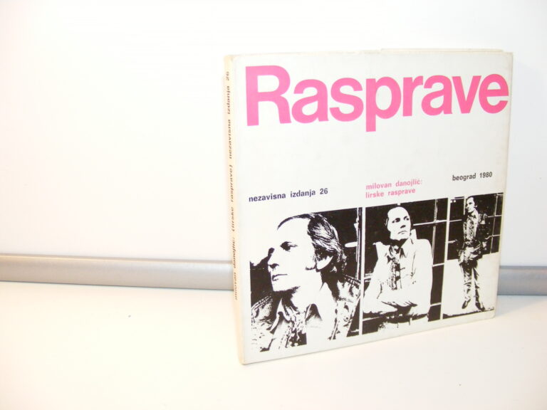 Lirske Rasprave Milovan Danojlic