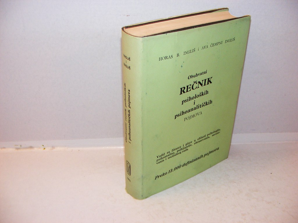 Obuhvatni Rečnik Psiholoških I Psihoanalitičkih Pojmova