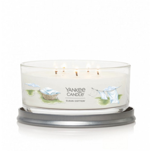 Clean Cotton Signature Tumbler mirisna sveća - sa pet fitilja (ljiljan, r